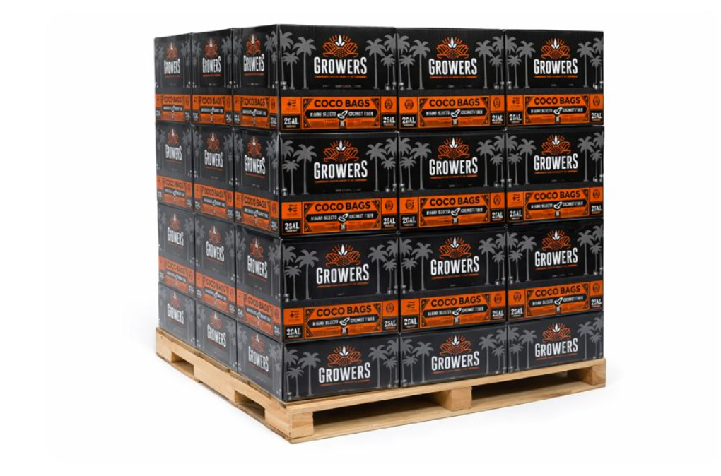 Growers Coco Bags 2 Gallon - Pallet – Seres